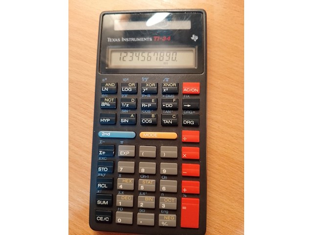 Kalkulator Texas Instrumentes TI-34 tehnički