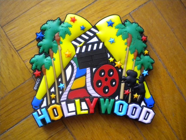 HOLLYWOOD Holivud, magnet za frizider (3)