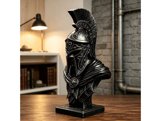 Spartan Warrior figura, bista 12 cm