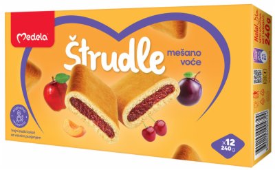 ŠTRUDLE MEŠANO VOĆE MEDELA 240G