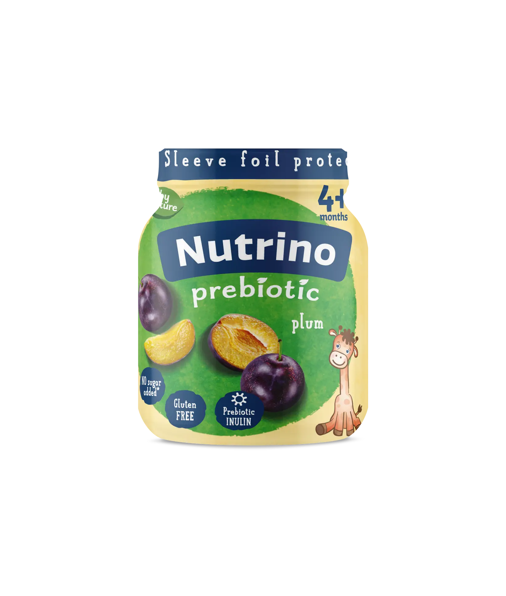 Nutrino Kašica za bebe Prebiotic, Šljiva, 125 g