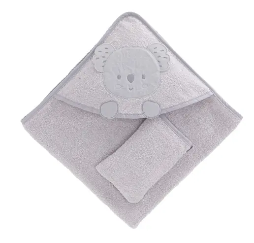 Bebekevi Peškir za bebe Koala, Sivi