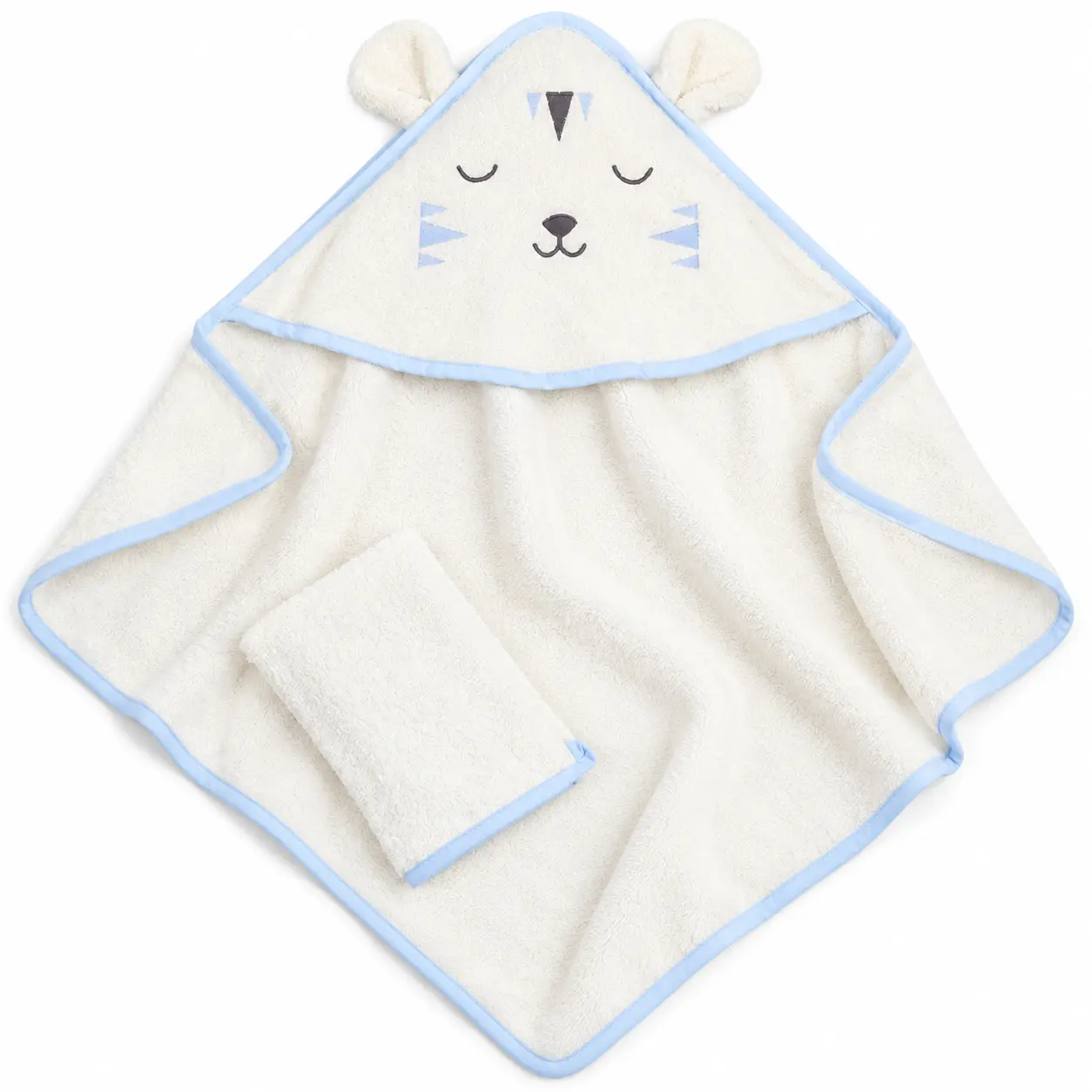 Bebekevi Peškir za bebe Cute Lion, Beli