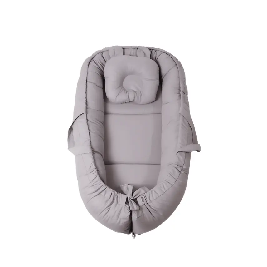Bebekevi Gnezdo za bebe Comfort, Sivo