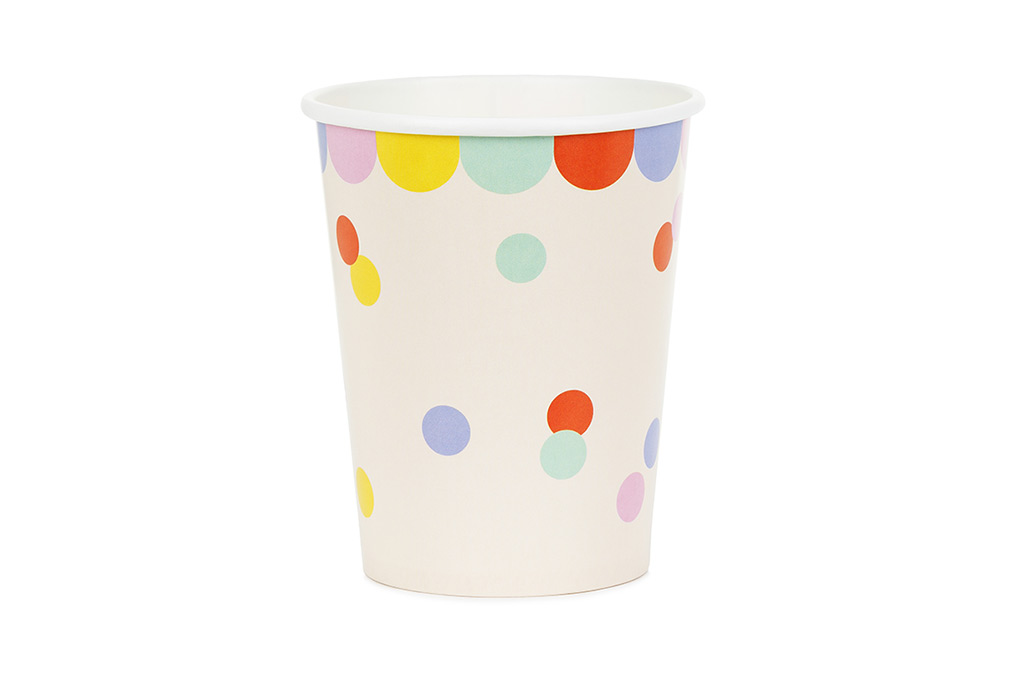 Čaše Pastelne tačkice 220ml – 6 kom
