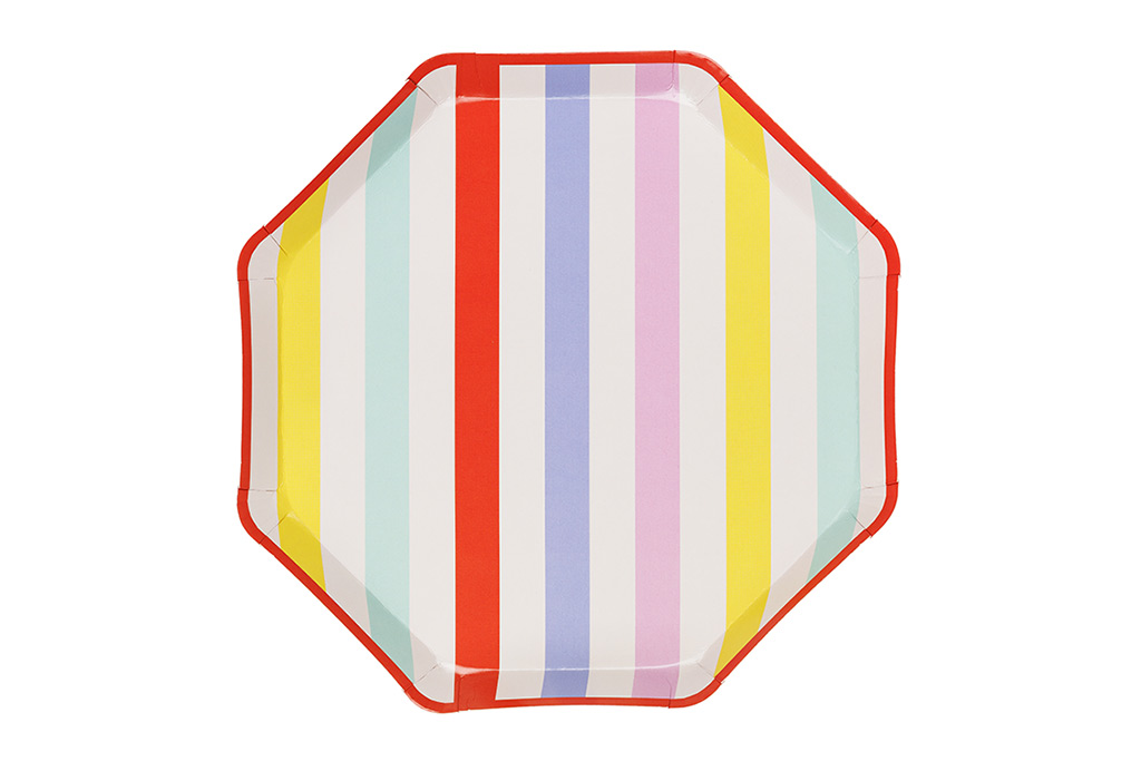 Tanjiri Pastelne linije 24cm – 6 kom