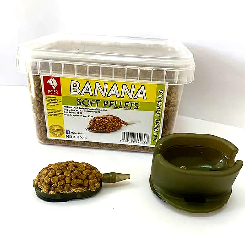 Meleg Bait SOFT PELLETS BANANA 800gr