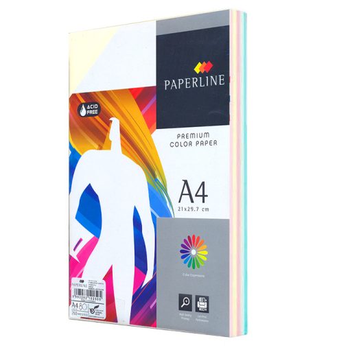 FOTOKOPIR PAPIR A4 U BOJI MIX 250 LISTOVA PAPERLINE PASTEL