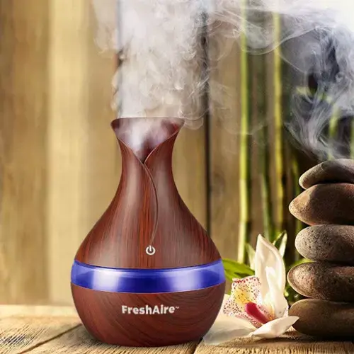 MEDISANA Ultrazvučni ovlaživač i difuzer eteričnih ulja FreshAire™ Compact tamni mahagoni