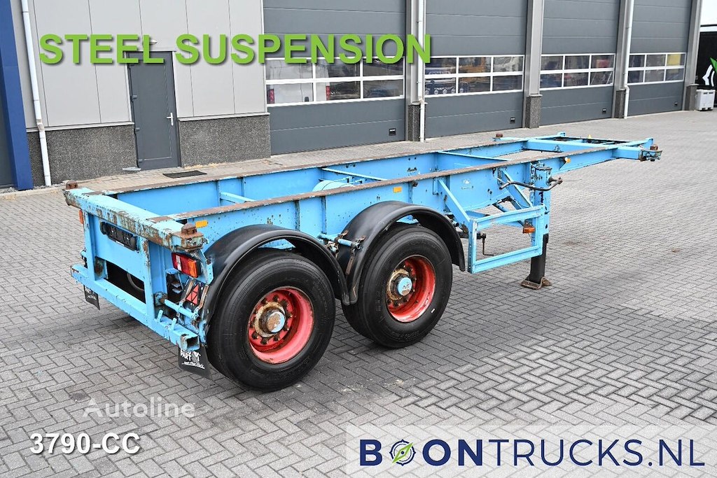Kohler CS 20/2 CHASSIS | 20ft * STEEL SUSPENSION * SAF / DRUM * 7x AVAI poluprikolica za prevoz kontejnera