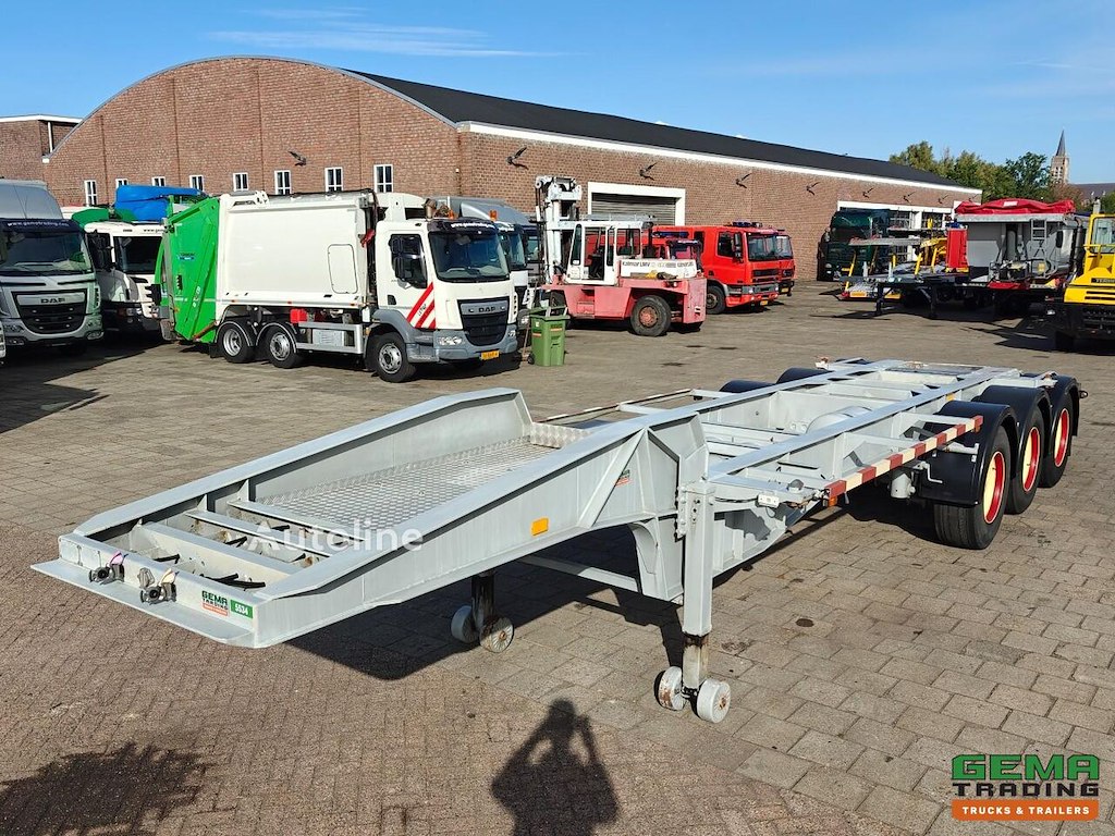Groenewegen 20CCZ-10-24 20FT - Drip Tray - SAF Drum Brakes - OldSkool! poluprikolica za prevoz kontejnera