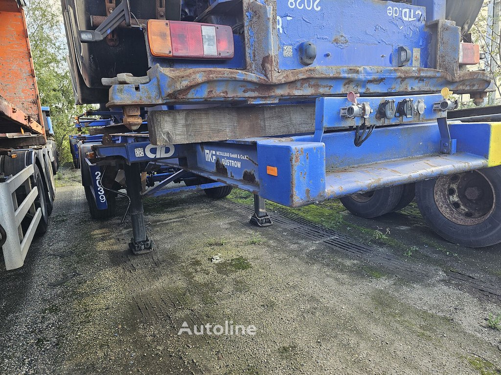 MKF METALLBAU CS 20 / STEEL SUSPENSION/ BPW DRUM. poluprikolica za prevoz kontejnera