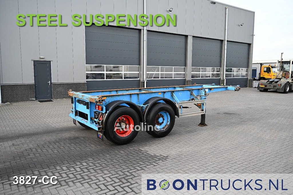 Kohler CS 20/2 CHASSIS | 20ft * STEEL SUSPENSION * SAF / DRUM * 7x AVAI poluprikolica za prevoz kontejnera