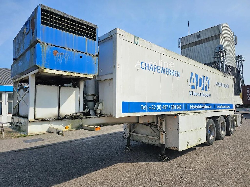 Stas 0-38 STAS 038 Insulation Semi-Trailer – Blowing Machine – Floor furgon poluprikolica