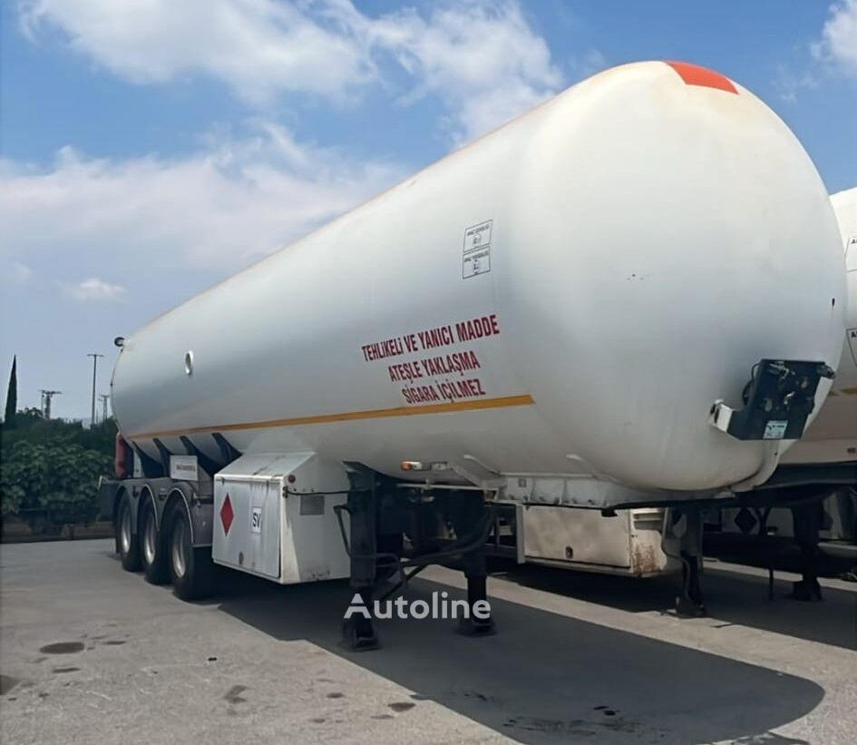 8X 45 M3 LPG TANKTRAİLER WITH PUMP UND METER poluprikolica cisterna za gas