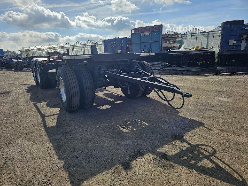 Floor FLA-10-183/ZEECONTAINER AANHANGWAGEN / BPW 150 MM / DRUM BRAKES. prikolica za kontejnere