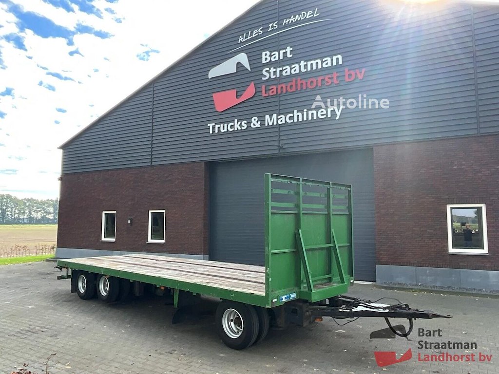 Jumbo TV 280 C4R luchtgeveerde 3 assige open aanhanger. prikolica platforma