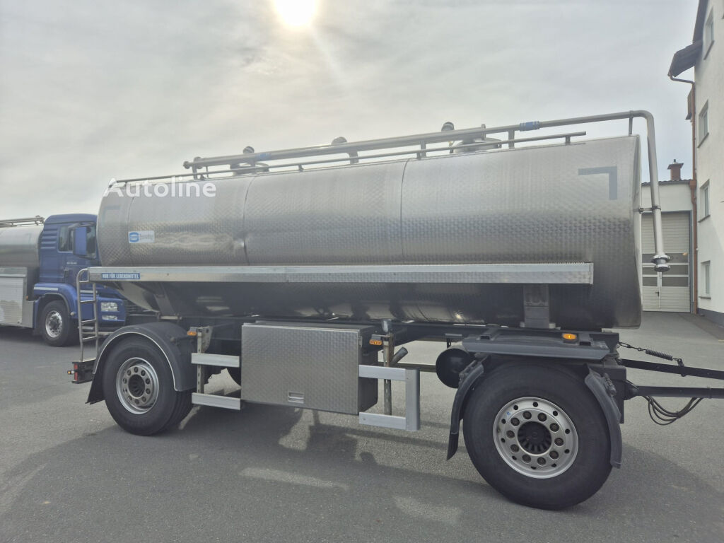 Edelstahltankanhänger 14.000 l - 2 Kammern(Nr. 6473) prikolica cisterna za prevoz hrane