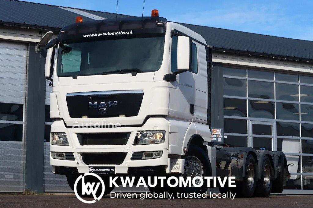 MAN TGX 35.480 8X4-4BL/ MANUAL/ 26T HOOK/ HYVA LIFT/ kamion rol kiper
