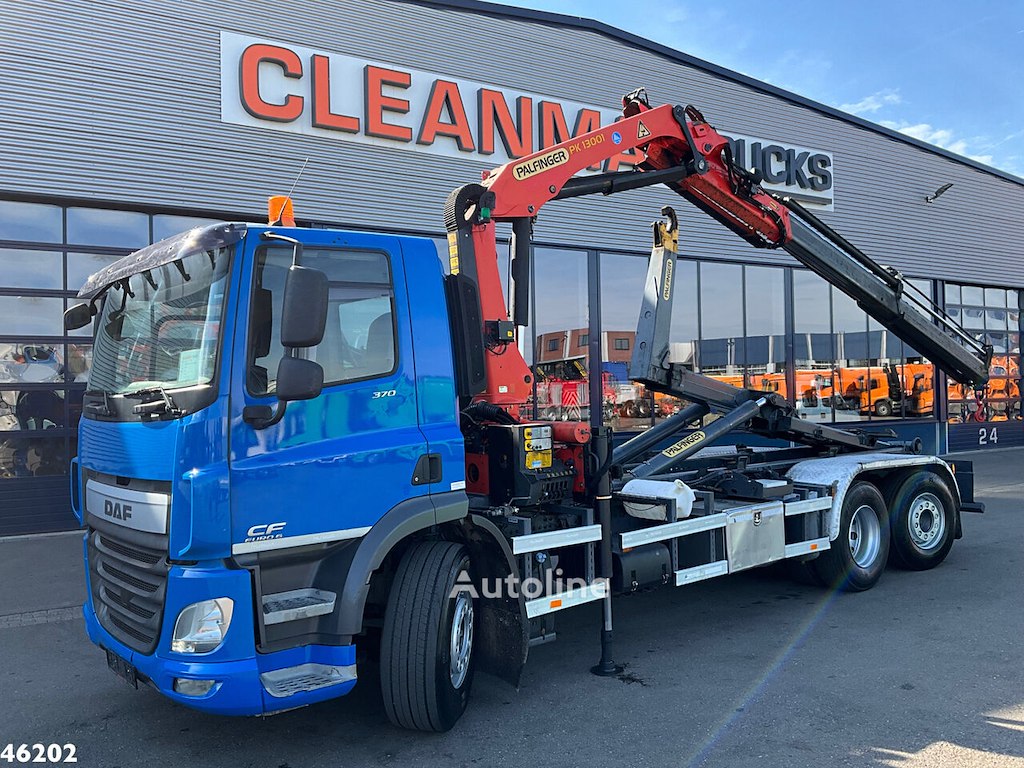 DAF FAN CF 370 Euro 6 Palfinger 13 Tonmeter laadkraan kamion rol kiper