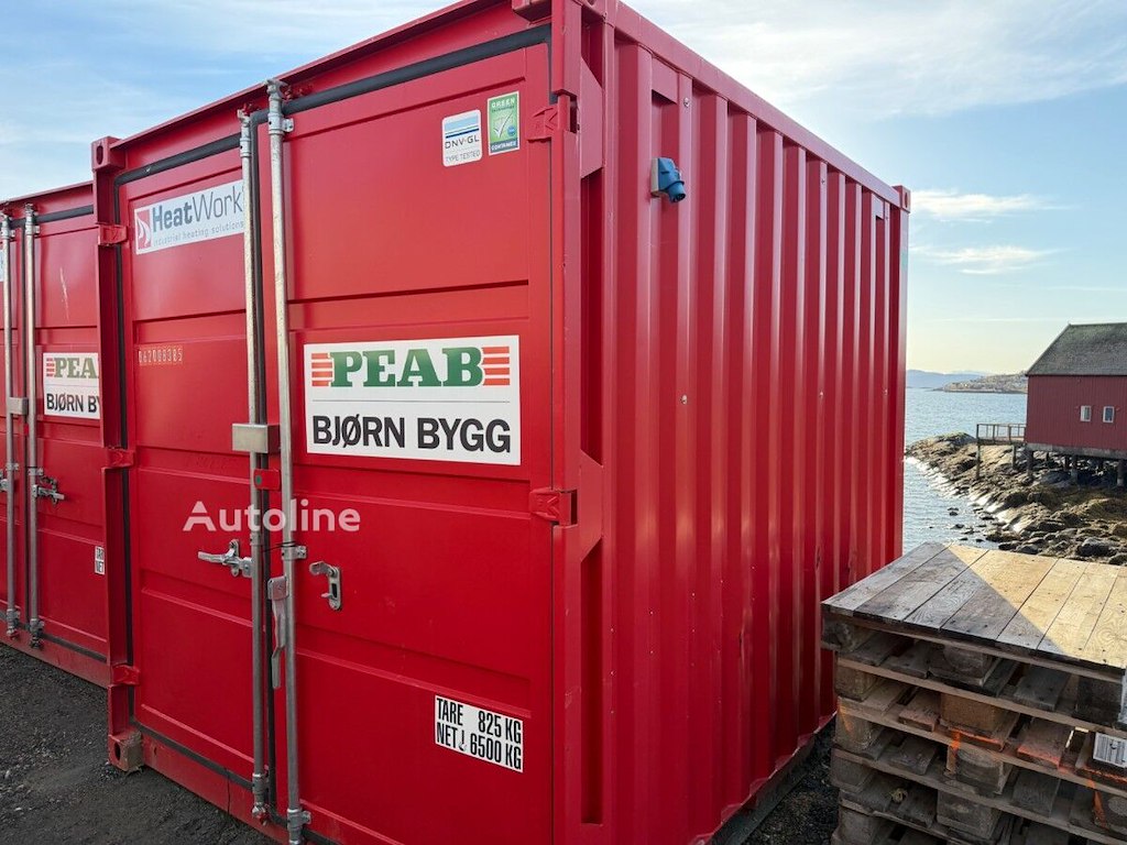 Prodaje se HeatWork Container med 6 X Cliwi HB-300 byggvarmere kontejner 5 stopa na aukciji