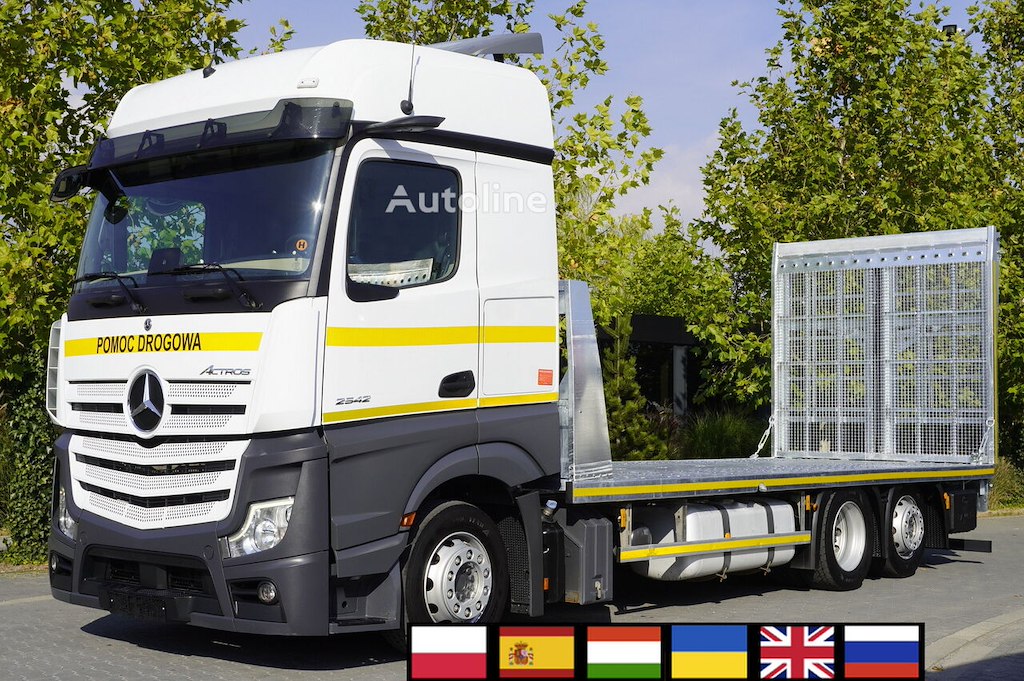 Mercedes-Benz Actros 2542 MP5 Low deck / NEW tow truck 9.4 m GALVANIZED šlep auto