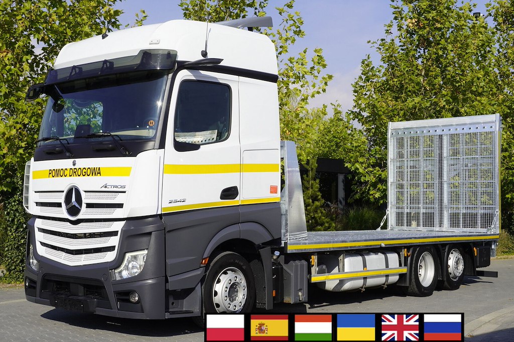 Mercedes-Benz Actros 2542 MP5 Low deck / NEW tow truck 9.4 m GALVANIZED šlep auto