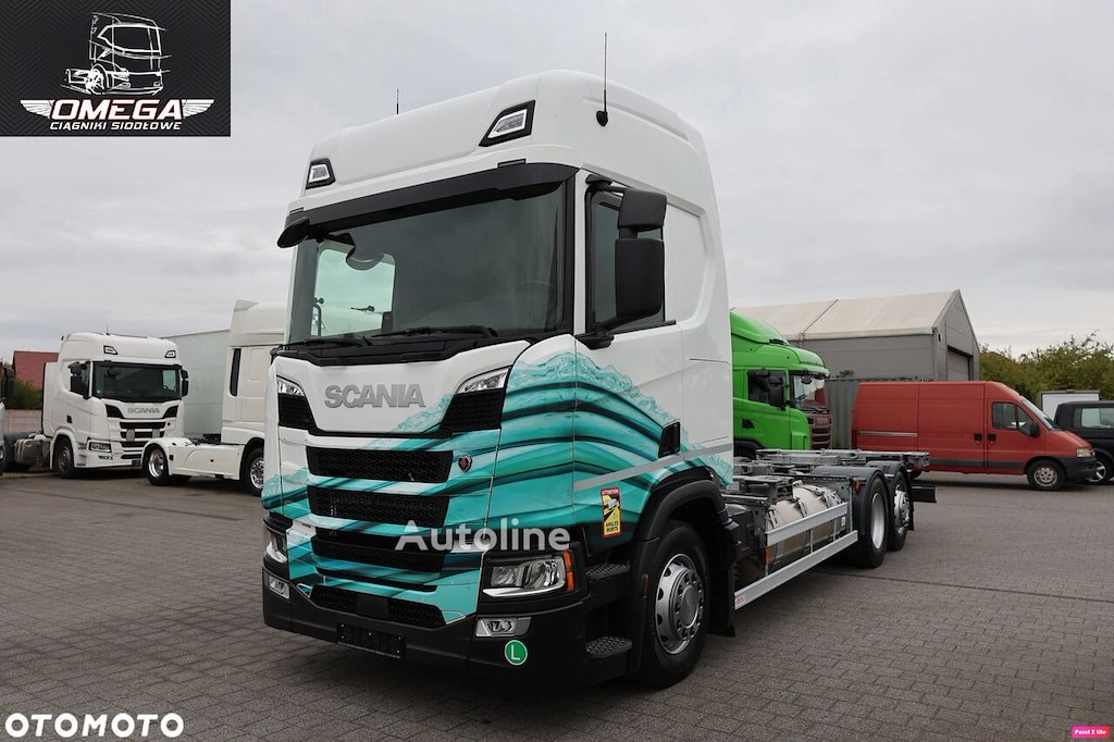 Scania R420 vozilo za prevoz kontejnera
