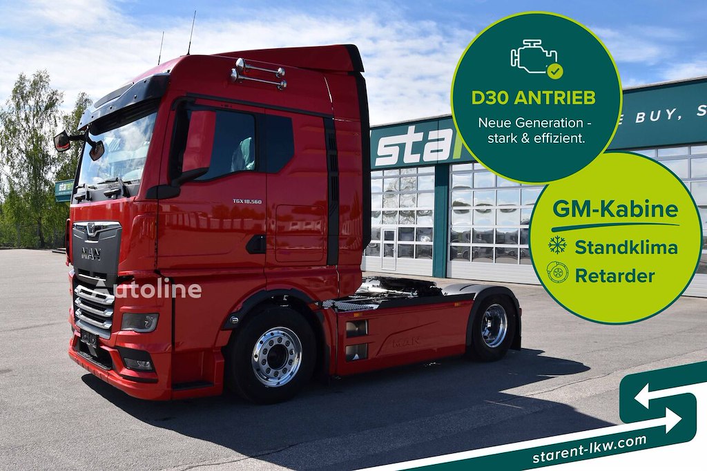 MAN TGX 18.560 D30 GM Retarder Luft/Luft Standkl. MIETE tegljač