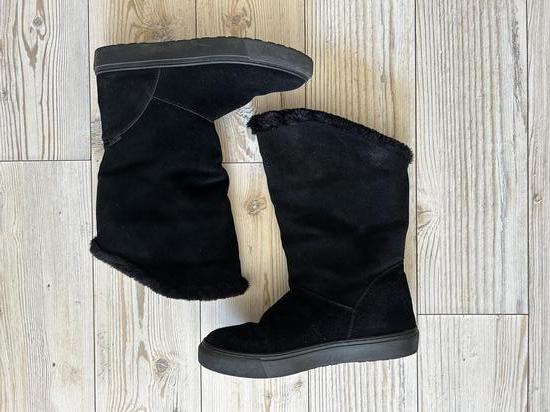 Skechers kožne zimske čizme sa krznom (40 / 27cm)