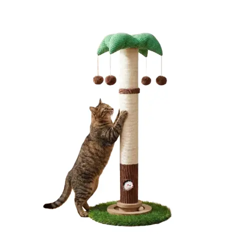 SpringCat Grebalica za mačke Tropski raj, Zelena