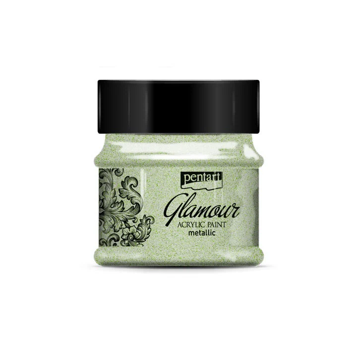 Akrilna boja Glamour metalik 50ml – antik srebro