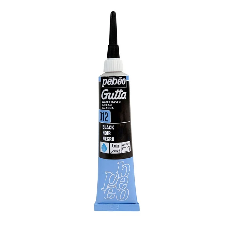 Kontura za svilu Pebeo Gutta 20 ml – Crna