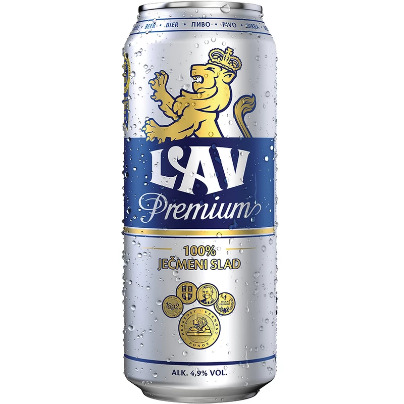 Lav Pivo Premium 0,5L Lim u pakovanju od 24 kom