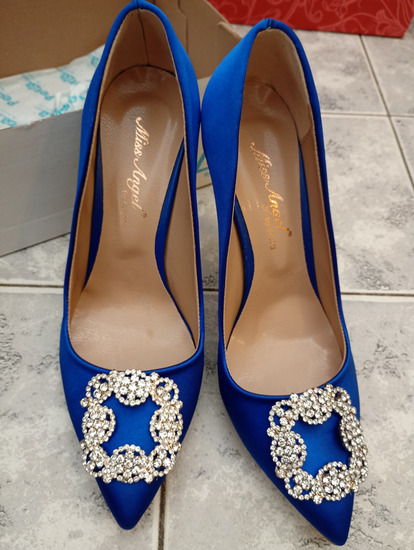 *Snizeno-* Royal blue cipelice