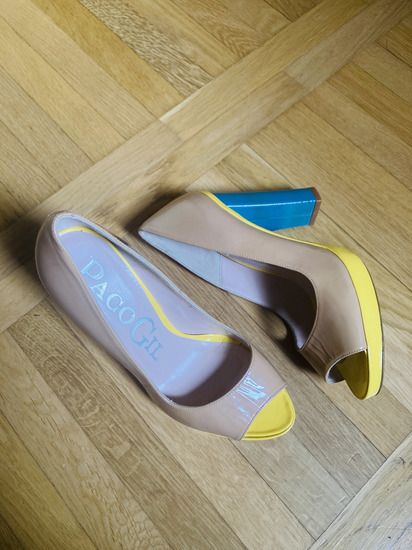 Paco Gil kožne peep-toe cipele, broj 36½