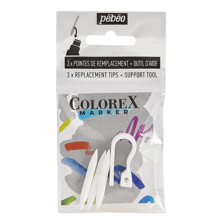 Pebeo Colorex set rezervnih vrhova za markere 1 mm – 3 kom