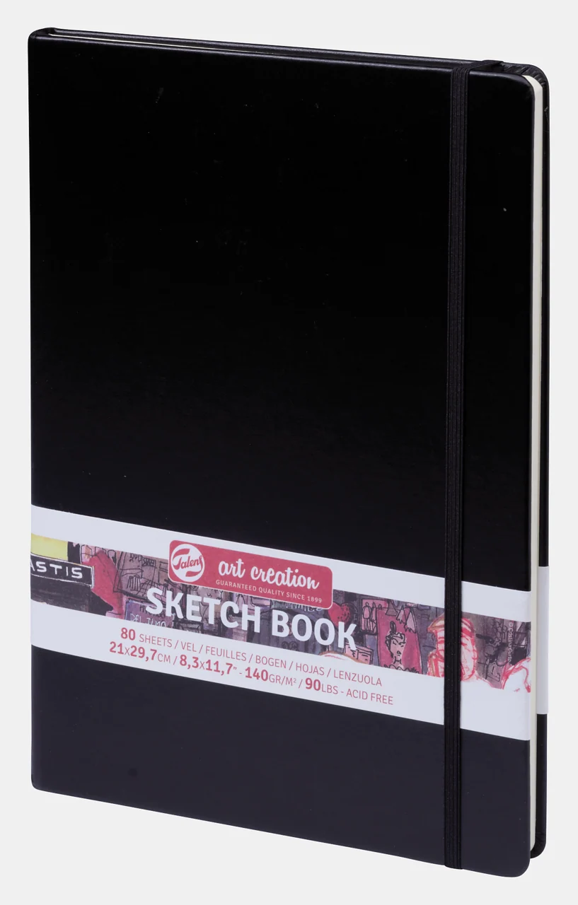 Skicen blok Royal Talens Art Creation crni 21 x 30 cm, 140 g/m2, 90 listova