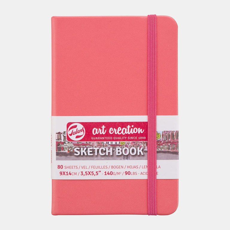 Blok za skiciranje ROYAL TALENS Art Creation Coral 9 x 14 cm, 140 g, 80 listova