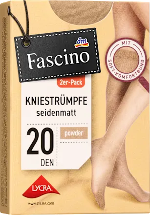Fascino
Dokolenice 20 DEN, 39-42, boja pudera, 2 Par