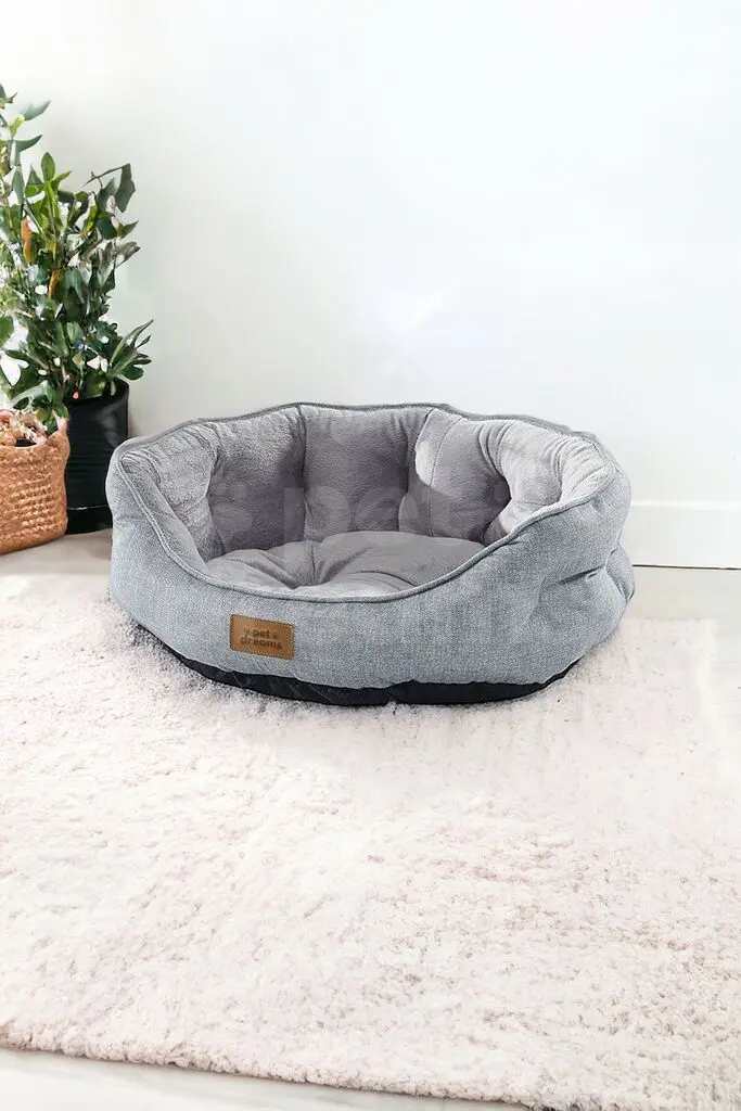 Paws & Whiskers Krevet za kućne ljubimce, Sivi