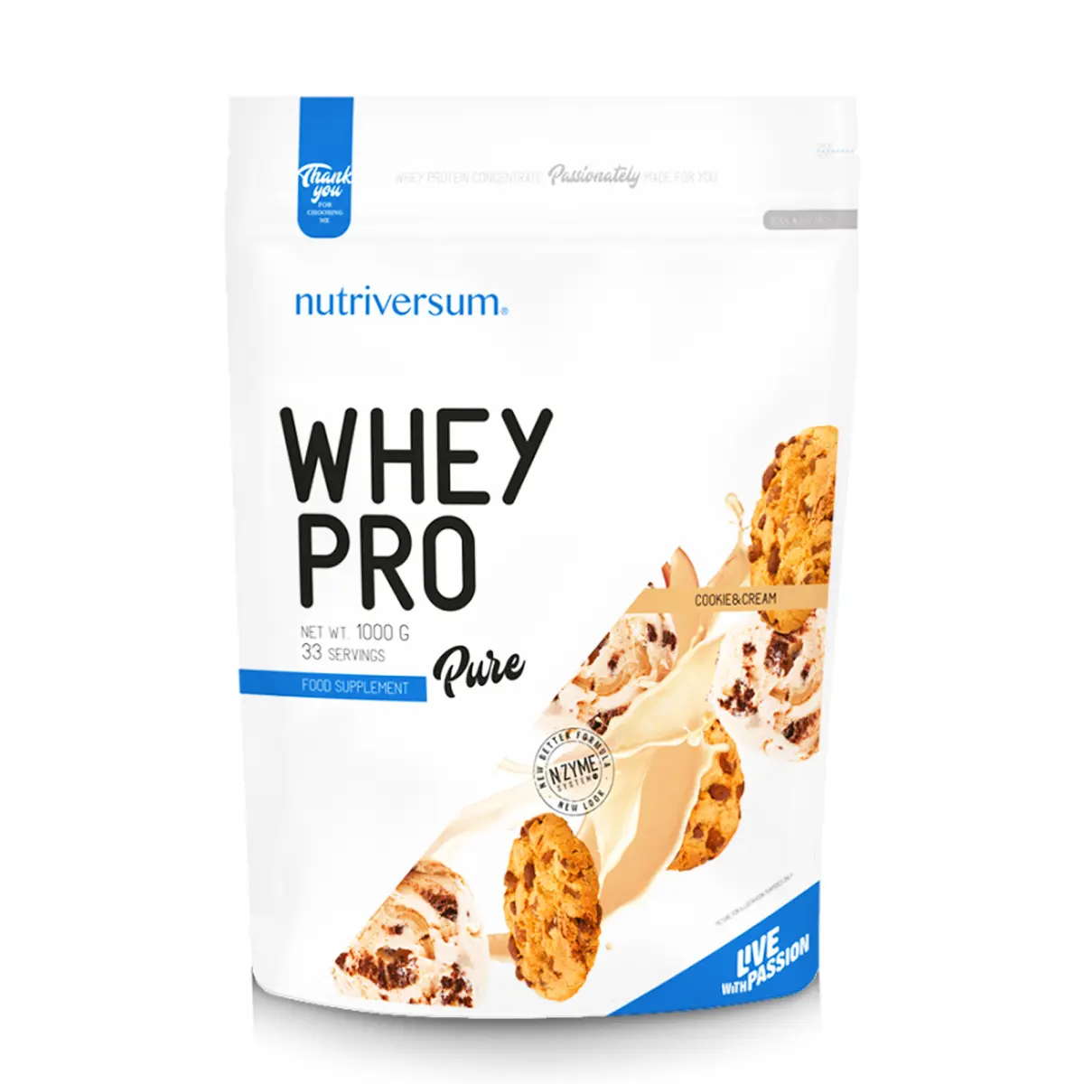 Nutriversum Whey Pro protein Kremasti kolačić 1kg