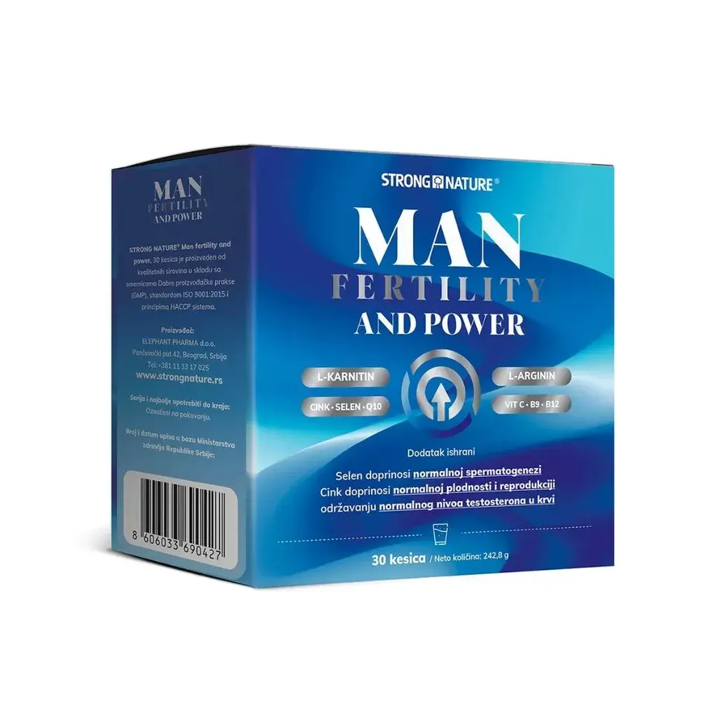 Strong Nature® Dodatak ishrani Man fertility, 30 kesica
