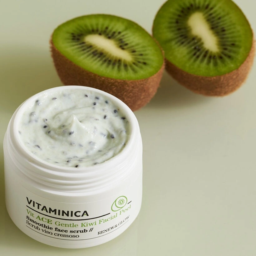 Blagi prirodni kremasti piling za dubinsko čišćenje lice - KIVI 50 ml - BIOEARTH Vitaminica