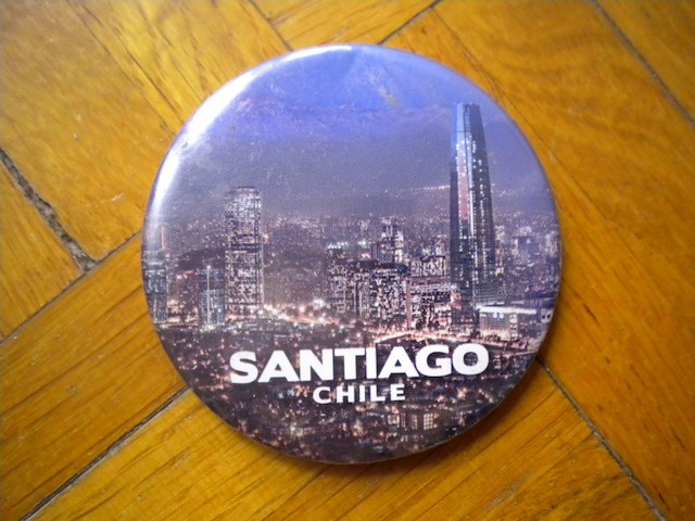 SANTJAGO ČILE Santiago Chile, magnet i otvarac za flase