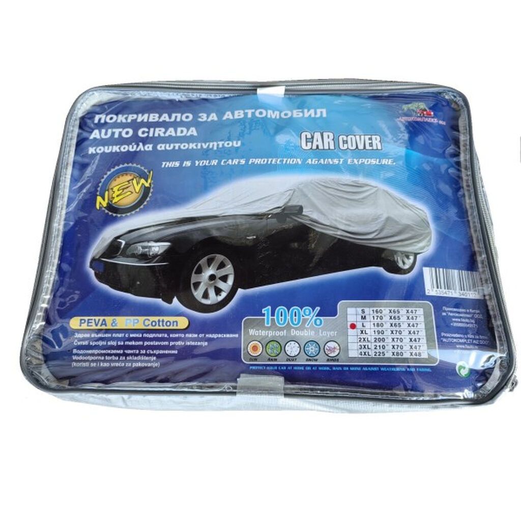 Standardne auto cerada u vise velicina.   Cerade su od Peva materijala