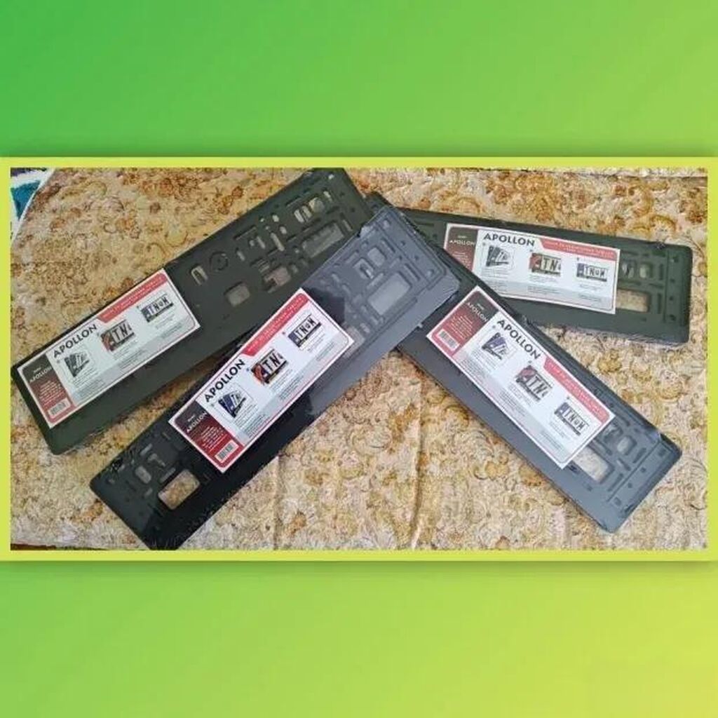 OKVIR ZA TABLICE APOLON EXTRA- PAR | Okvir, crni, za tablice od