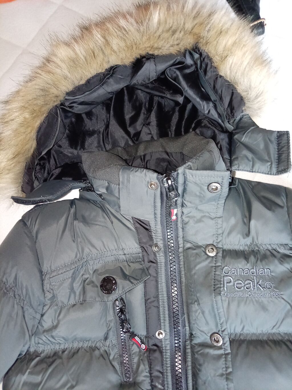 Canadian Peak zimska jakna s kapuljačom, vel8 - Debelo, prošiveno