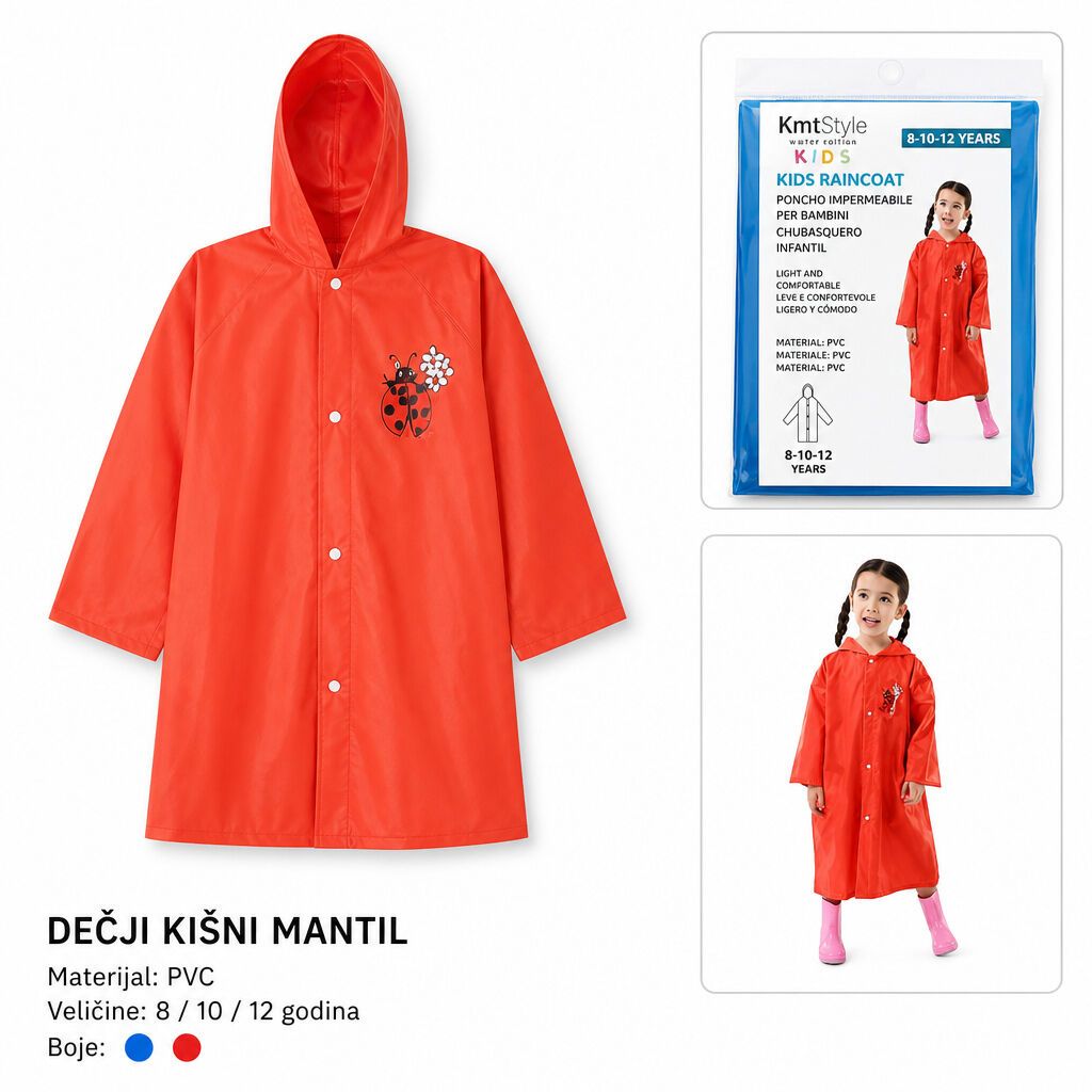 KMT Dečja kabanica cvet 5201303 Brend: Kmt style Model/SKU: 5201303