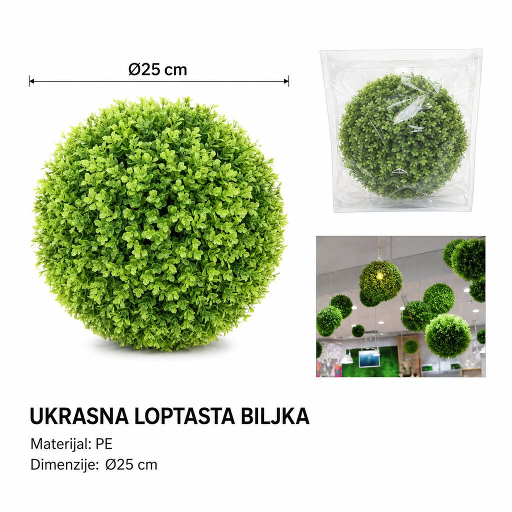 KMT Eukaliptus trava loptica 2902878 Dekorativna loptasta biljka od